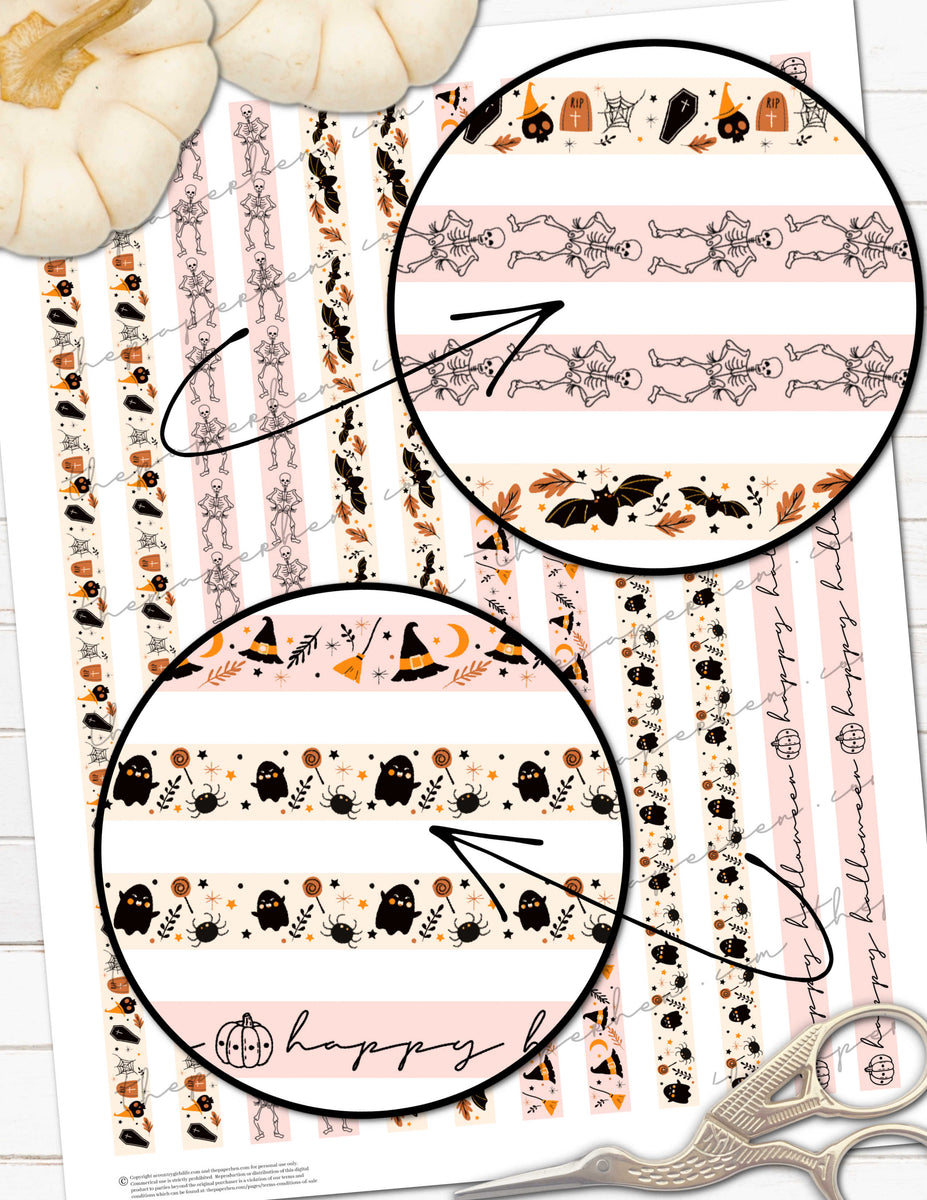 Printable Washi Tape for Halloween | Autumn – The Paper Hen