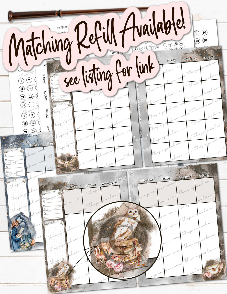 Magical Wizard Daily Planner Page – The Paper Hen