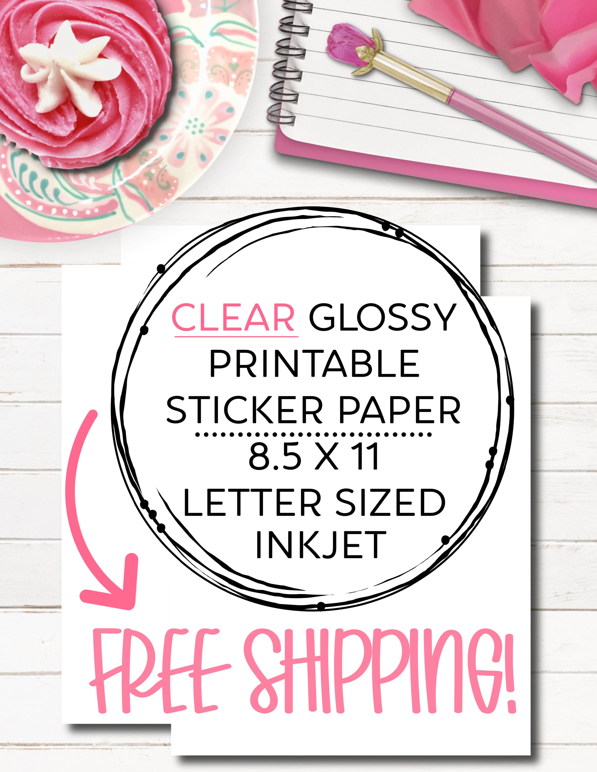 Printable Clear Sticker Paper