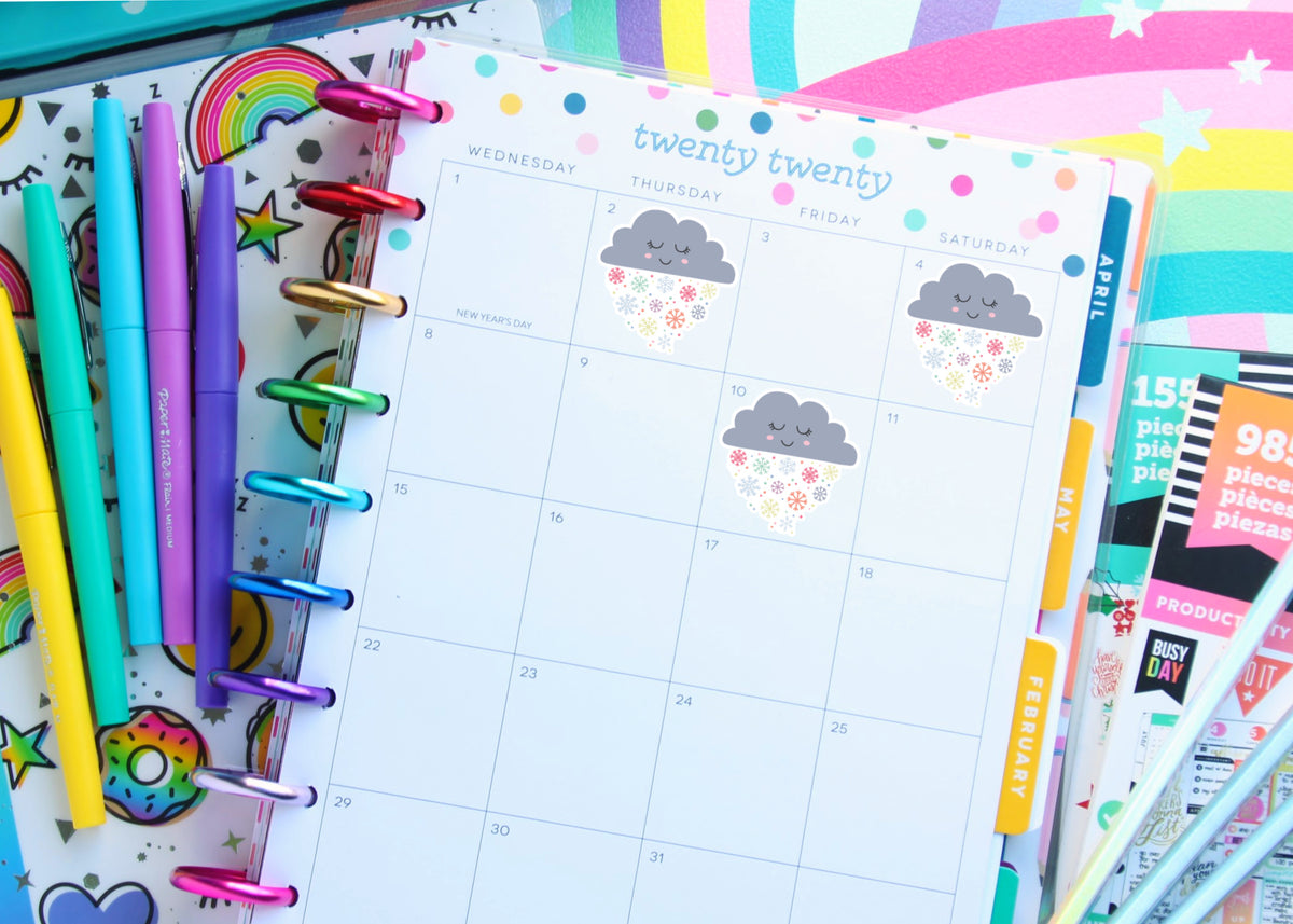 Printable Snow Day Planner Stickers – The Paper Hen